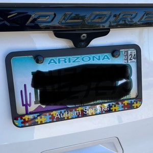 Rock on Skeleton Hand License Plate, High Quality Black Carbon Steel ...