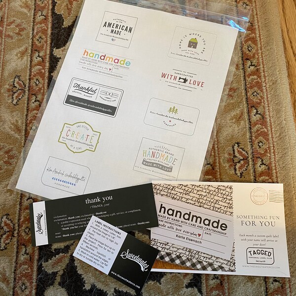 Personalized Labels- Sampler Pack 2 - Etsy