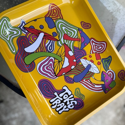 Trippy Hippy Rolling Tray - Etsy