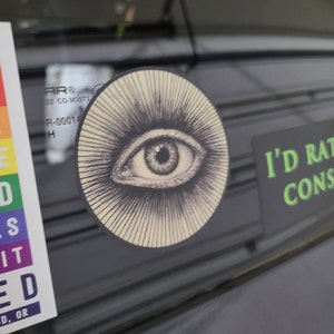 Eye Vinyl Sticker Waterproof Sticker Vinyl Phone Sticker Vinyl Laptop ...