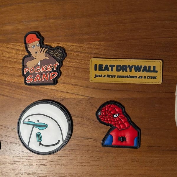 Suspicious Chicken Meme Funny PVC Morale Patch - Etsy