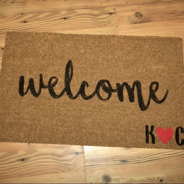Joy Welcome Mat/ Joy Doormat/glitter Doormat - Etsy