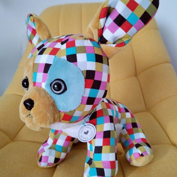 French Bulldog Plushy Toy Sewing Pattern, Tutorial DIY Stuffed Toy ...