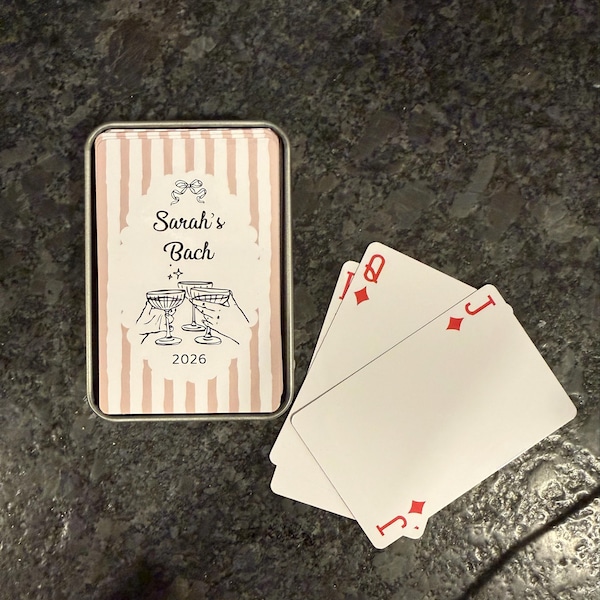 Custom Blank Playing Cards, Hand-drawn Wedding Guest Book, Wedding ...