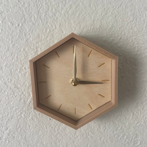 Customizable Small Wooden Clocks | Wall Wooden Clock | Mini Wooden ...