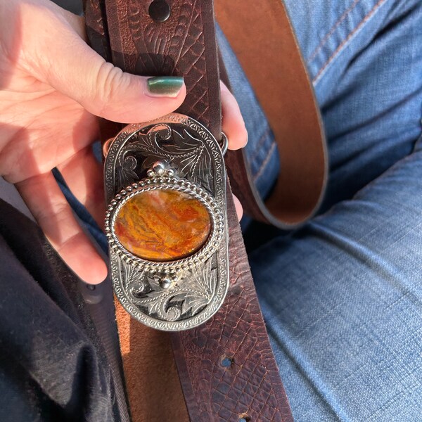 Vintage Native Central American Mexican Themed Chrome and Turquoise ...