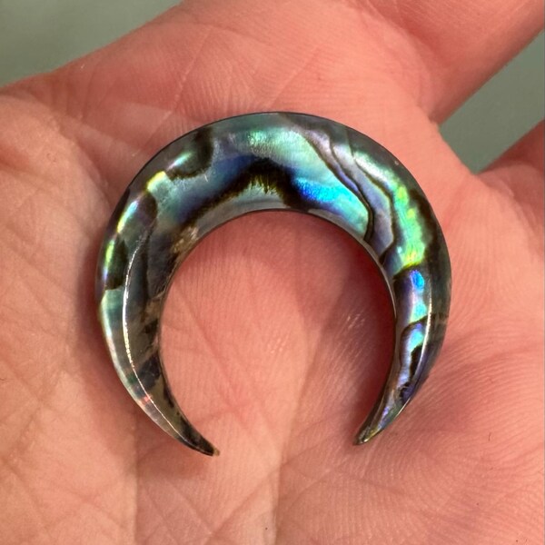 Black Steel Septum Pincher Ring Stretching Gauging Taper Horseshoe ...