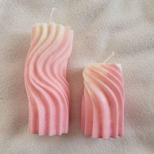 Spiral Wave Candle Silicone Mold,scented Candle Making Mold,concrete ...