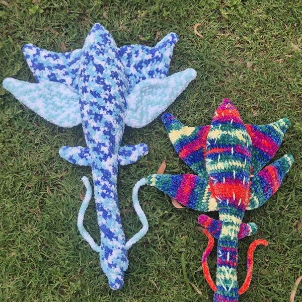 Water Dragon Crochet Pattern (ilu Navi ) - Etsy