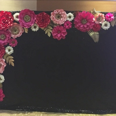 Pom Pom Paper Flower Center, SVG File, Flower Center Pattern, DIY Paper ...