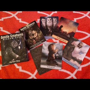 GENTLE CREATURES Wisdom Oracle DECK Cards & Guidebook by Dan - Etsy