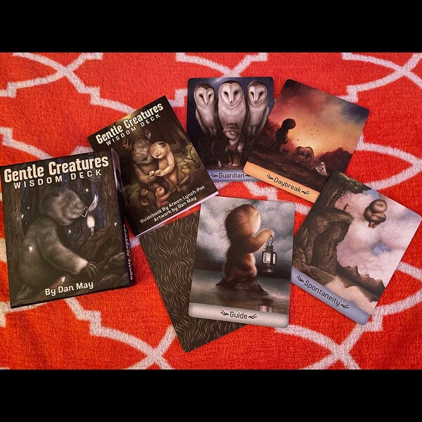 GENTLE CREATURES Wisdom Oracle DECK Cards & Guidebook by Dan May - Etsy