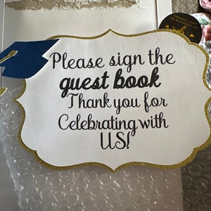 Graduation Memory Book Sign Graduation Party Idea Memory Book Sign 10x8 ...