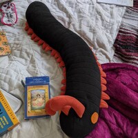 Giant African Millipede Plush, Millipede Toy, Plush Bug, Plush Insect ...