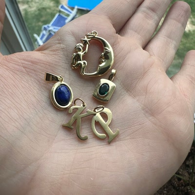 Gold Spring Gate Ring,push Gate Ring, 30x15mm Oval Ring Charm Holder ...