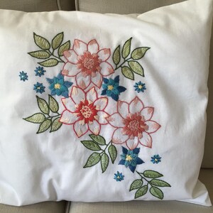 Ready to Embroider Oval Table Centre With a Unique Pansy Embroidery - Etsy