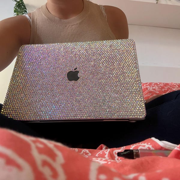 Glitter MacBook Case / Cover Air Pro Bedazzled Bling 11 12 13 15 16 ...