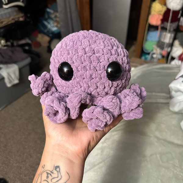 Pdf-octoplushie Rattle No Sew Crochet Pattern With Crochet Eye ...