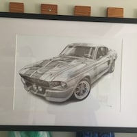 Holden 1969 HT GTS Monaro Street Machine A3 Print off Original Pencil ...
