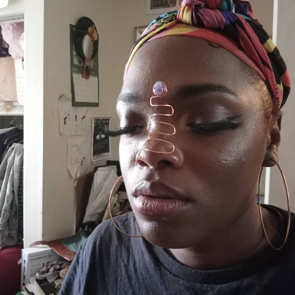 Eye Create Crystal Nose Bridge Cuff No Piercing Needed - Etsy