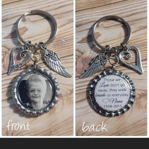 Memorial Keychain Memorial Gift Photo Memorial Remembrance Gift Custom ...