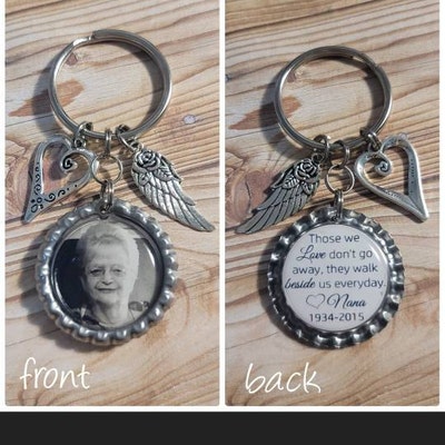 Memorial Keychain Memorial Gift Photo Memorial Remembrance Gift Custom ...