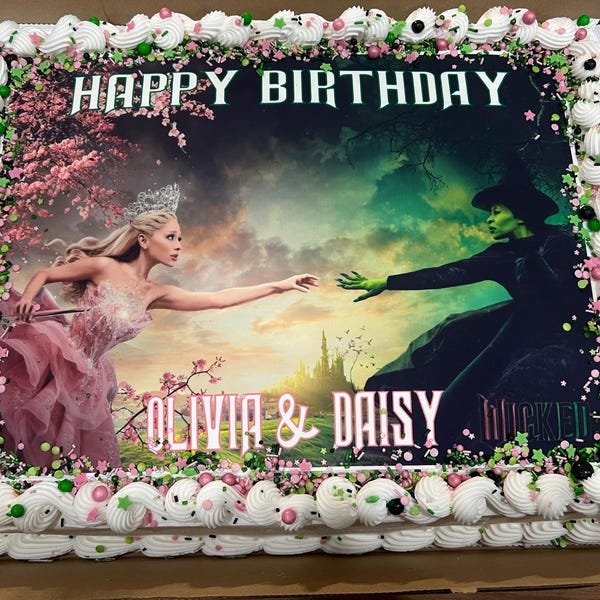 Wicked Cupcake Sprinkles Mix. Pink Green Black Birthday Cake ...