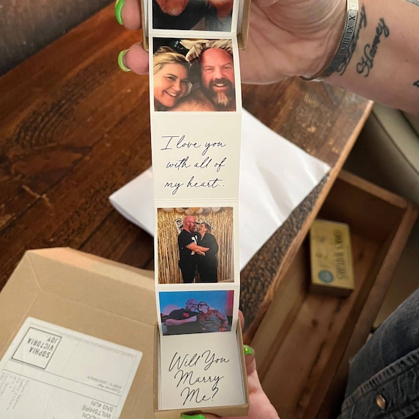 Personalised Wedding Memory Token Box - Etsy