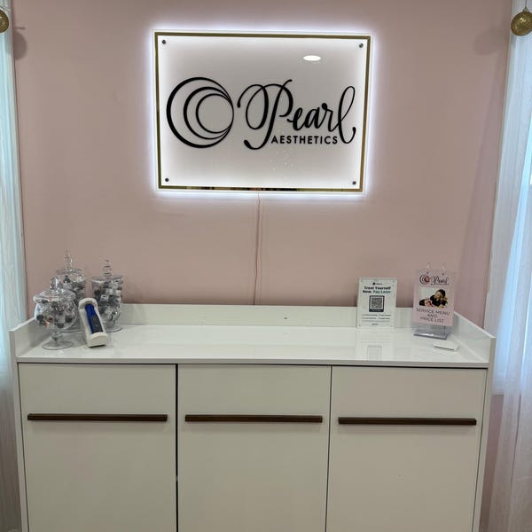 Custom Business Logo Sign, Blush Wall Decor, 3D Acrylic Sign, Office ...