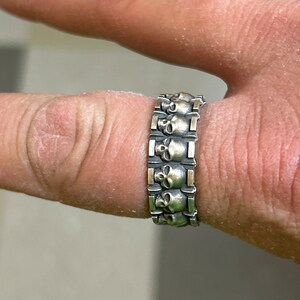 Barong God of Good Mens Ring in Silver, Balinese Mythology Gothic Ring ...