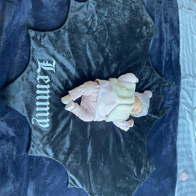 Baby Black Bat Customized Play Mat, Room Mat, or Blanket - Etsy