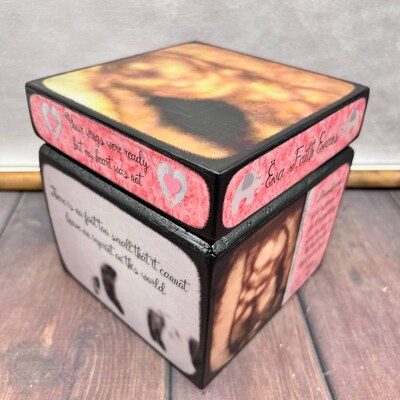 Personalized Photo Tissue Box, Unique Wood Tissue Box Cover - Etsy