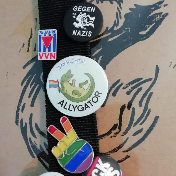 Flower Pride Flag Button - Bisexual - Pansexual - Intersex - Etsy