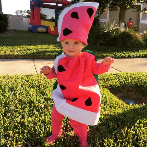 Baby Watermelon Costume: Infant, Toddler Halloween Dress-up - Etsy