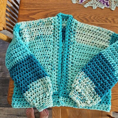 Simple SUPER Chunky Crochet Bomber Jacket Pattern, Size Inclusive ...