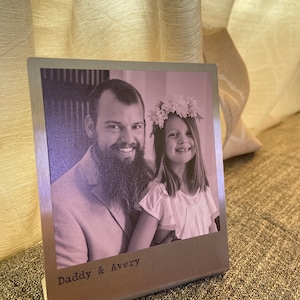 Personalised Solid Copper Wallet Photo Card | Etsy