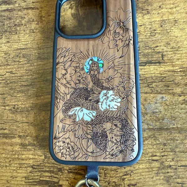 Tai Chi Case, Wood iPhone 16 Pro Max 15 Pro 14 13 12 11 Case, Samsung ...