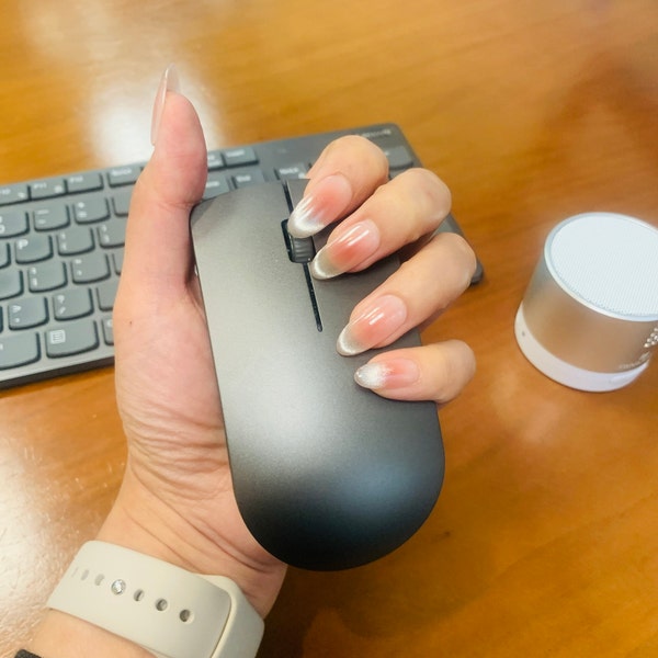 Luxury Press-on Nails, High-end Swarovski Crystal Long Nails, Roseup ...