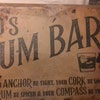 Rum Bar Tin Sign, Personalised Rum Shack Gift, Metal Rusty Look Printed ...