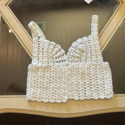 The Siren Top Digital Crochet Pattern Lace Tank Top - Etsy