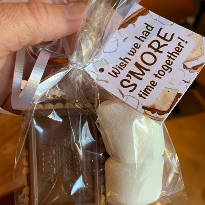 Printable wish We Had S'MORE Time Together 2 Inch Square Cookie Tag ...