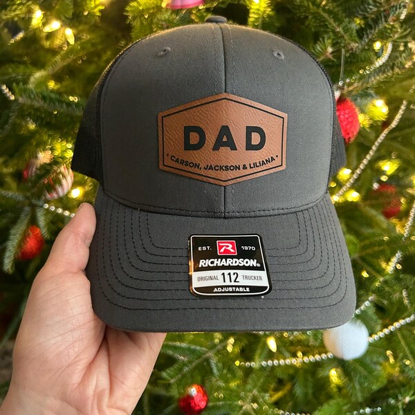 Personalized Dad Patch Hat, Dad Birthday Gift, New Dad Gift, Gift for ...