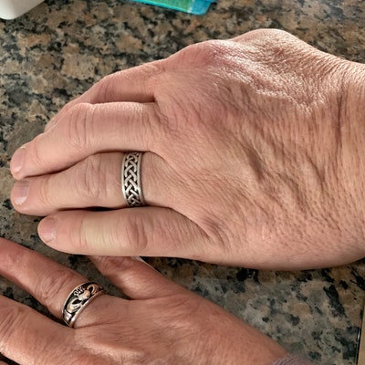 Celtic Ring, Sterling Silver Celtic Ring, Celtic Ring for Men, Celtic ...