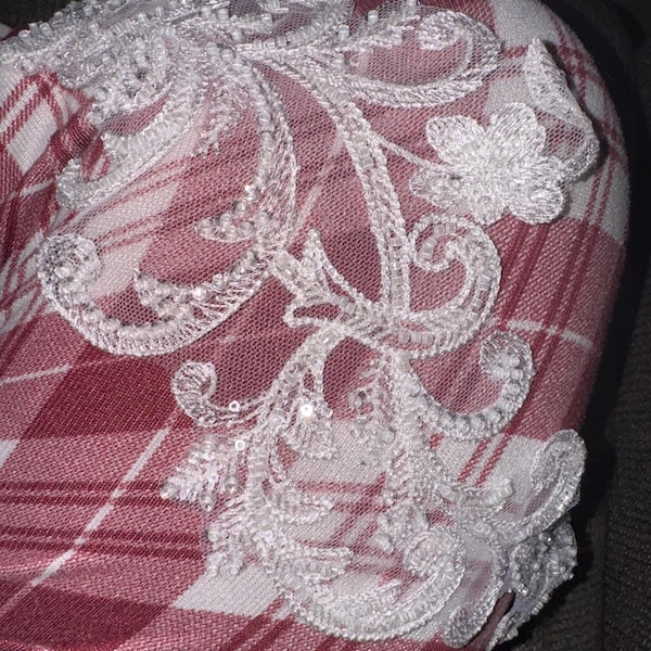 Oversize Luxury Quality Light Ivory Beaded and Sequined Bridal Lace ...