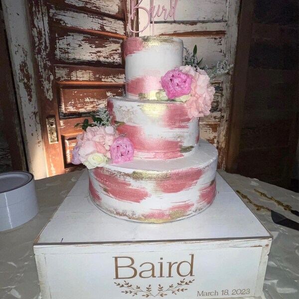 Cake Stand, Rustic Cupcake Stand , Rustic Cake Stand, Barn Wood Look ...