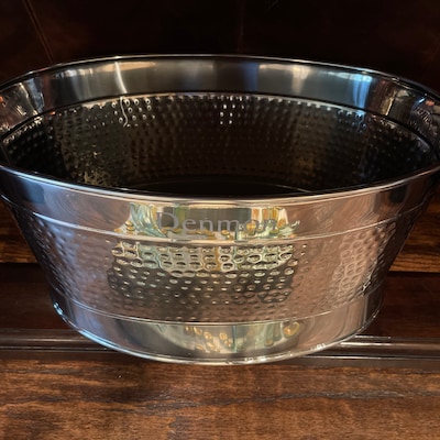 Stainless Steel Personalized Party Tub, Party Gifts, Party ...