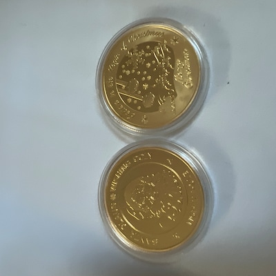 Adult Flipping Coin heads I Get Tail Tails I Get Head Brand New Gold ...