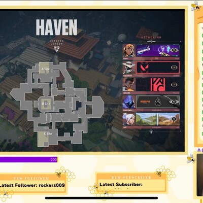 Purple Celestial Moon Cloud Animated Twitch Overlays, Cozy Twitch ...