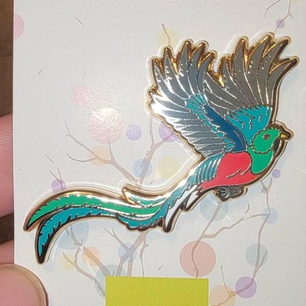 Red Northern Cardinal V.2 Enamel Pin Badge, Gift for Him, Gift for Her ...