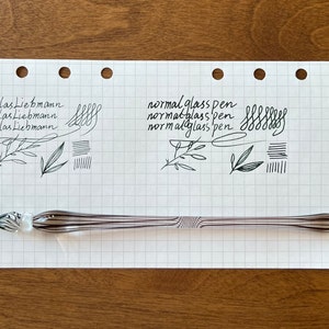 Glass Quill Plain Moss - Etsy